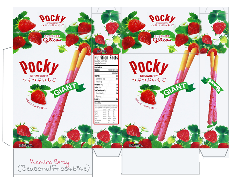 Pocky Box Template