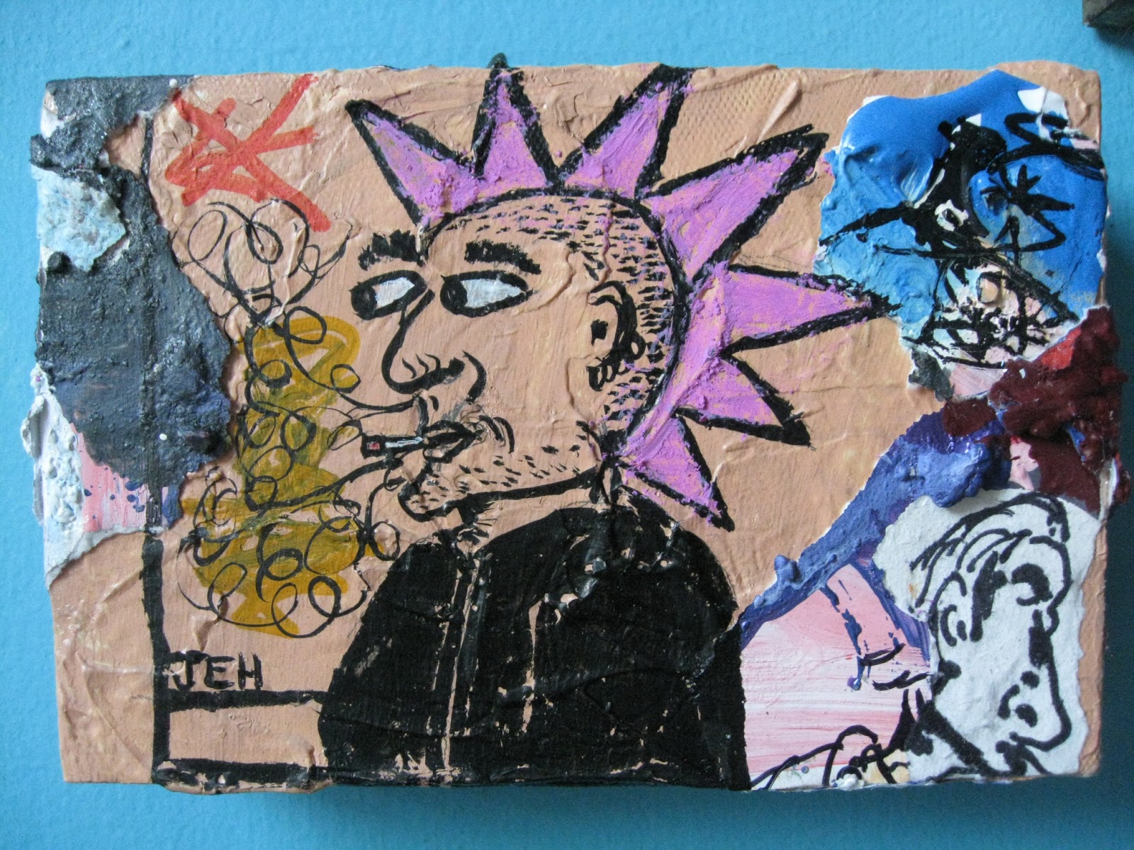 Live, Draw, Paint: Day 79. Punk and Graffiti -SOLD