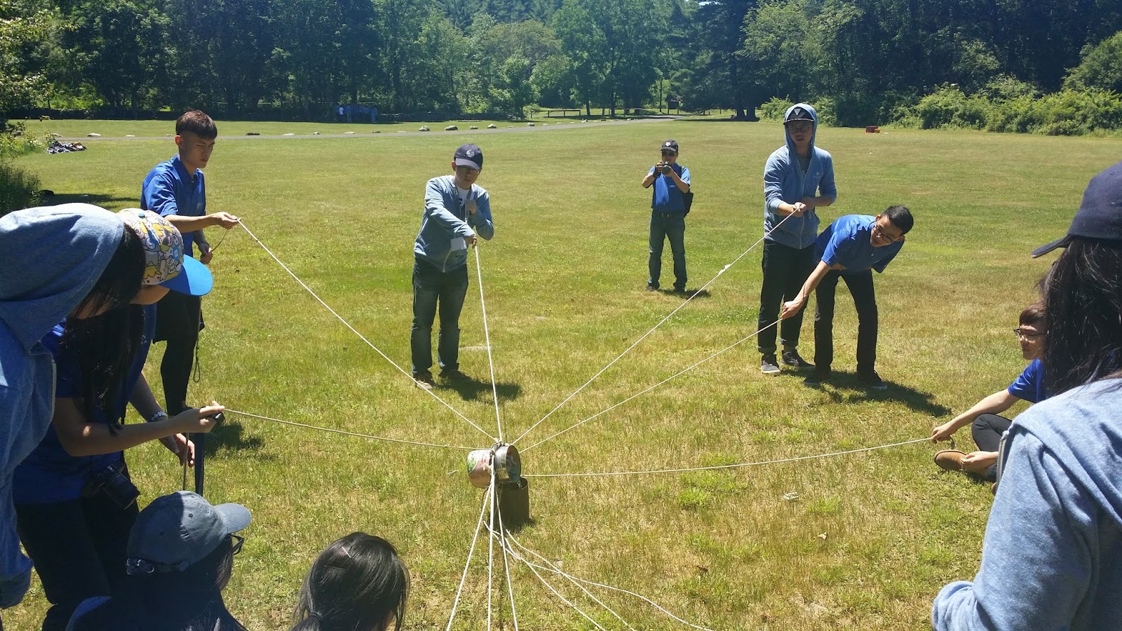 Ralph's English Immersion Blog: Teamwork, Ropes, Birds and Crabs...