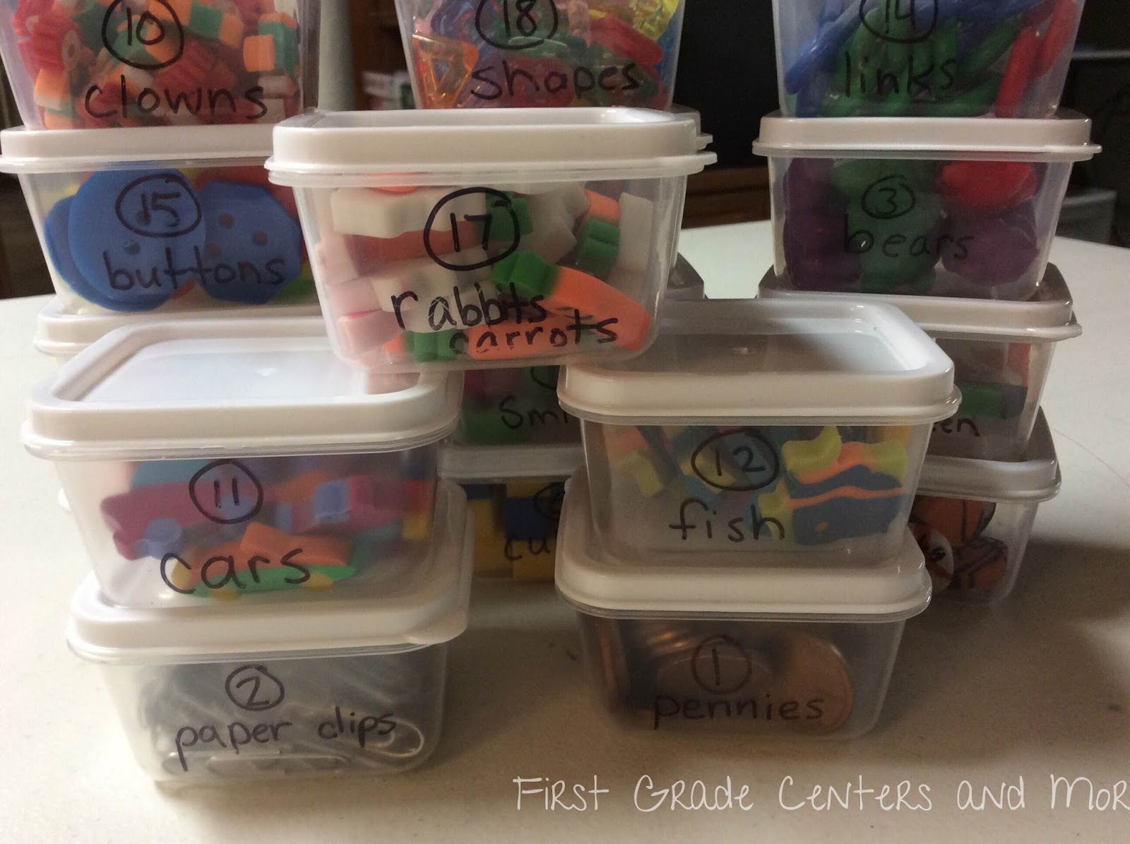 Back to School Math Centers 1st Grade - First Grade Centers and More