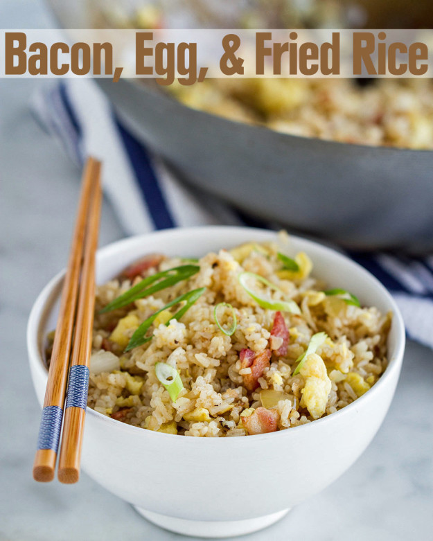 This Bacon, Egg, And Rice Dish Is A Very Simple Dinner You Can Make ...