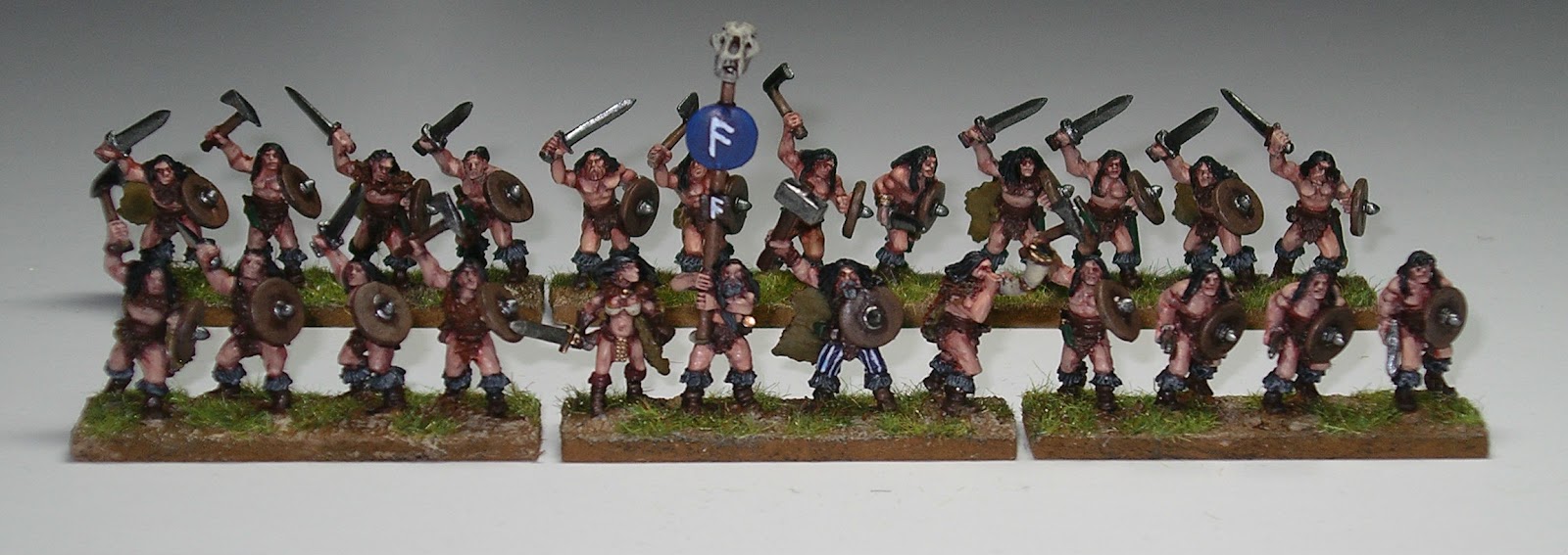 Demonworld: 15/18mm Copplestone Castings Barbarians