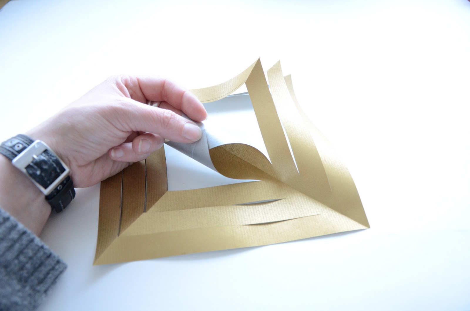 schokominza: DIY Weihnachtsstern aus Papier