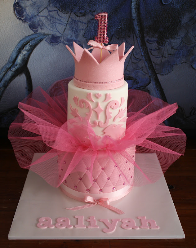 Sandy's Cakes: Aaliyah's Princess Tutu 1st Birthday Cake