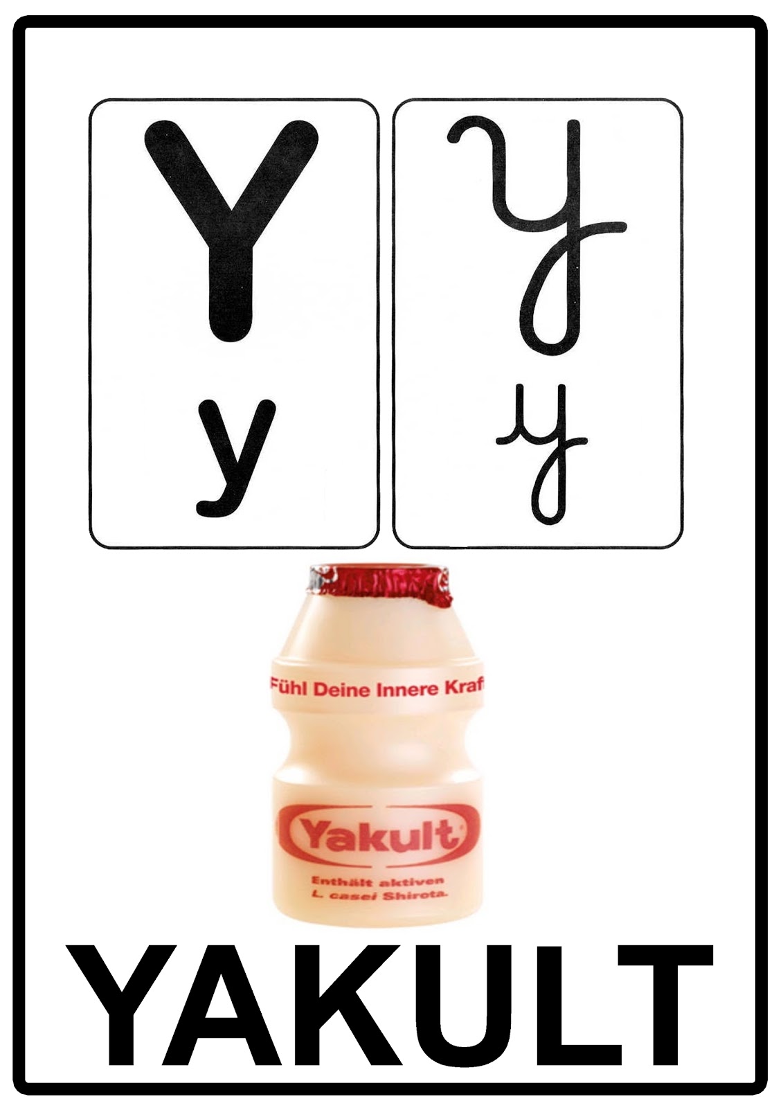 ALFABETO PARA SALA DE AULA: LETRA - Y