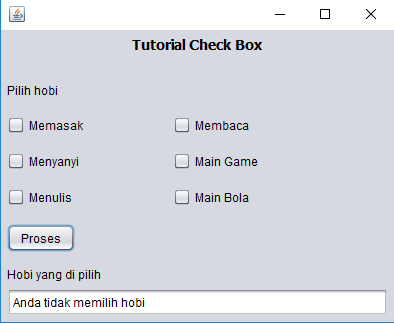 arfko: Percabangan, Radio dan CheckBox dalam Pemrograman Java ...