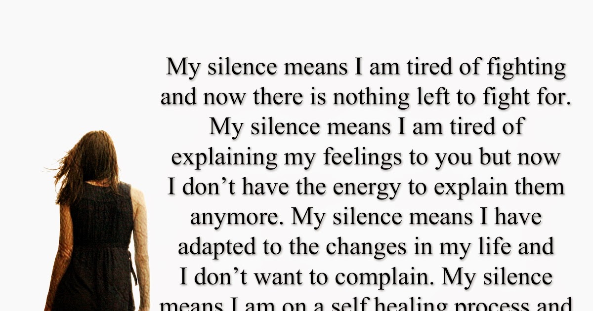 Awesomequotes4u.com: My Silence Means