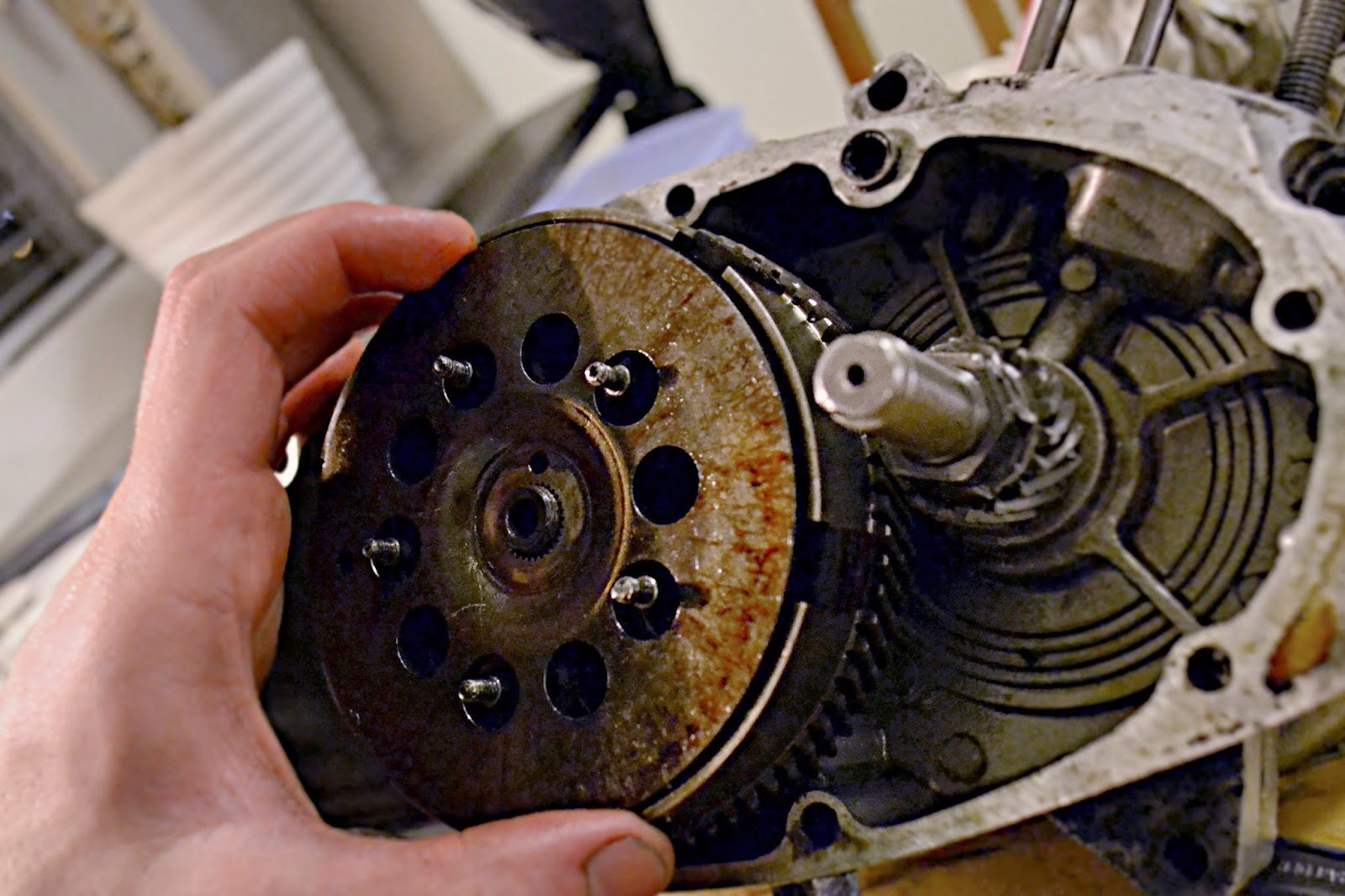 Jerker Ersare: Bilder från motorrenovering, KS50