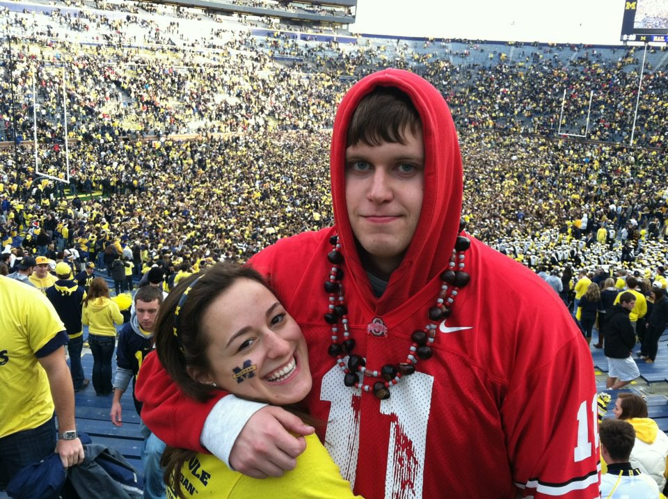The UM-OSU Rivalry in Two Images | Maize and Blue Nation: Michigan ...