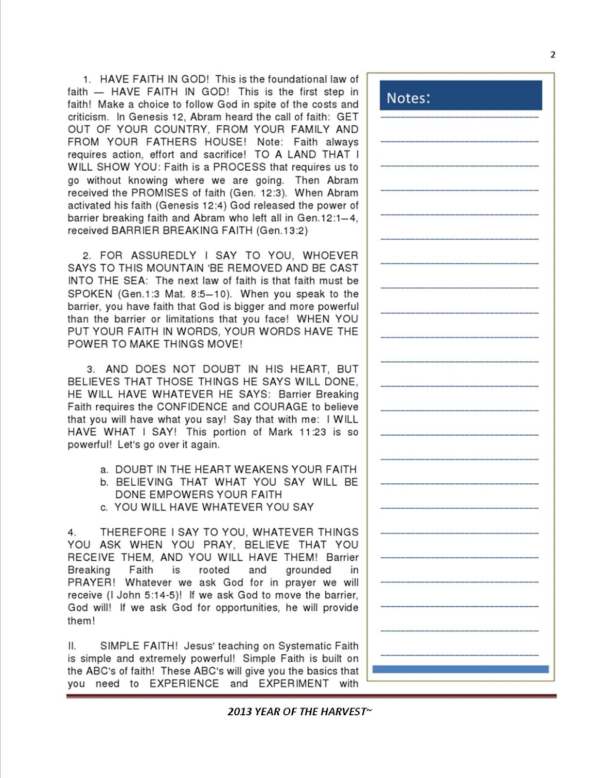 Calvary Christian Center STL: Simple Church Bible Study Lesson