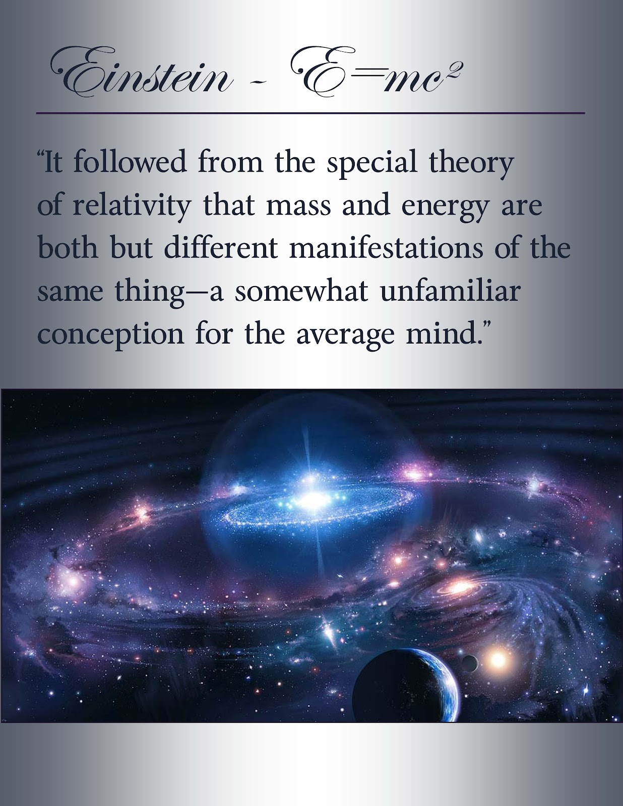 My Science Heroes: Einstein - E=mc2