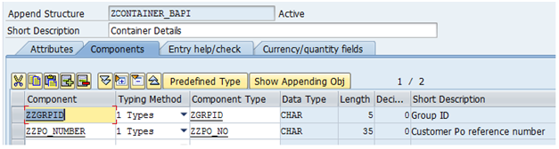 Sap Abap Append Structure In Standard Table Or Structure