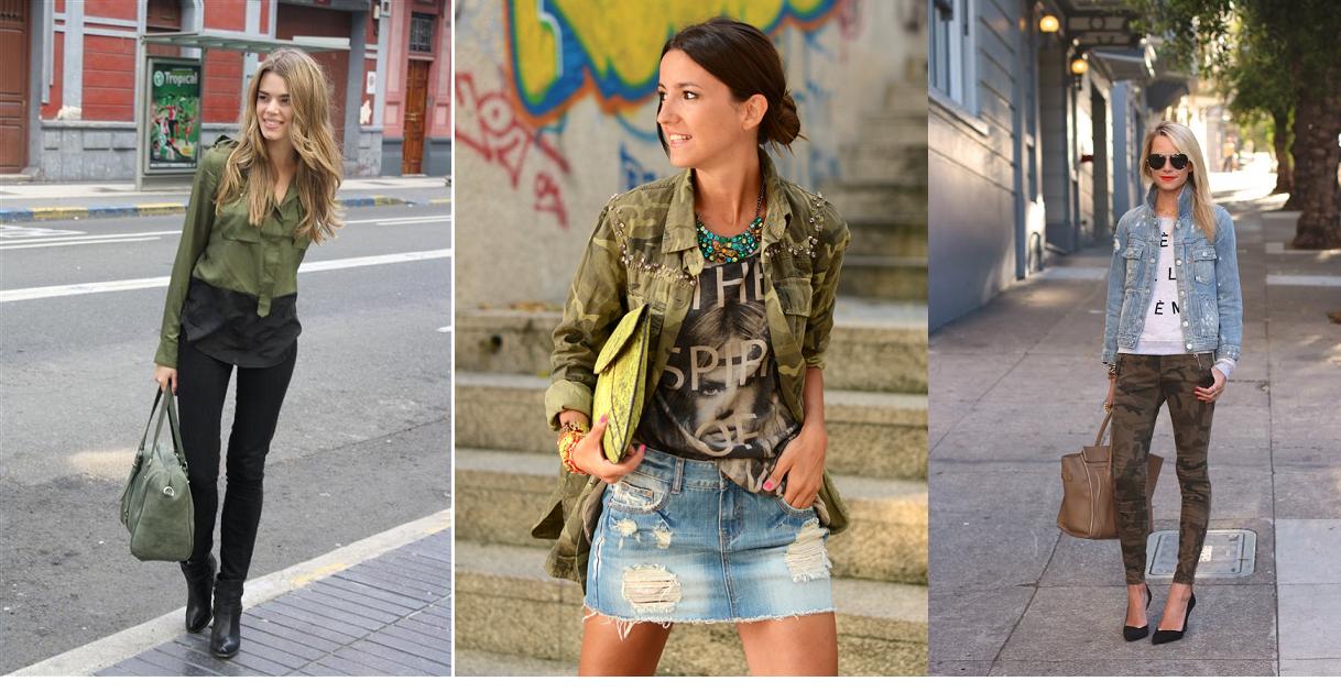 HOW TO WEAR; Militar Print.-