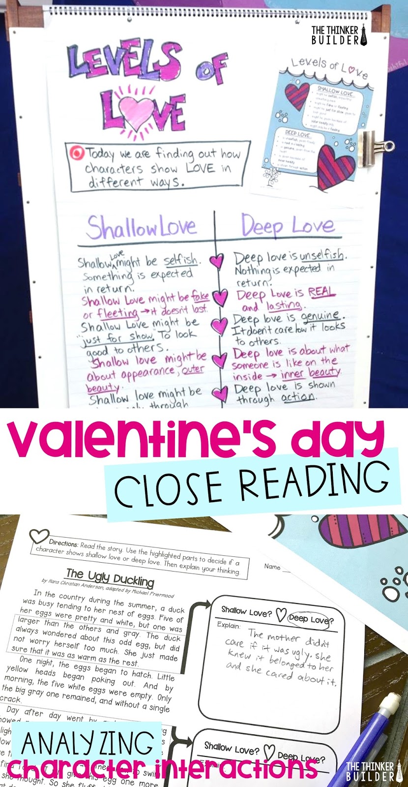 Levels of Love: Valentine's Day Close Reading