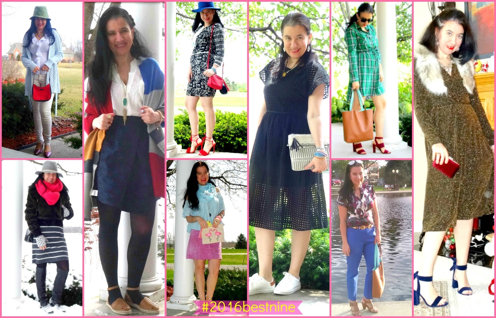 #2016bestnine - My 9 Most Favorite Outfits of 2016.