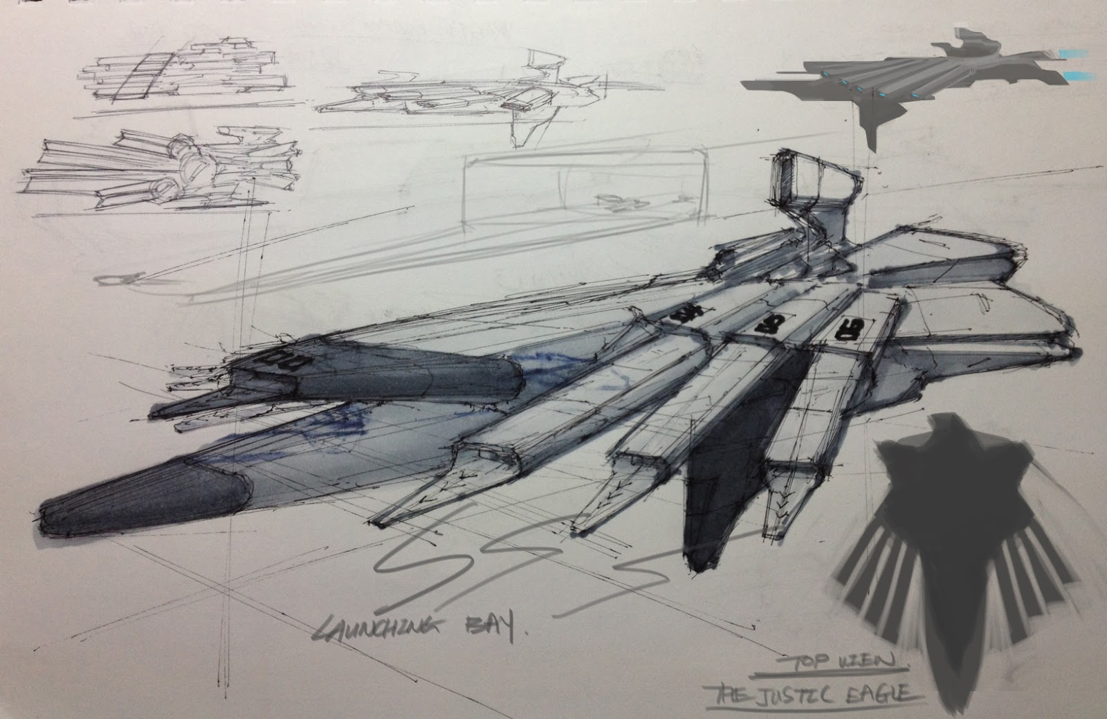 Runaway Prototype Design: Space Craft Carrier - Justice Eagle finished ...