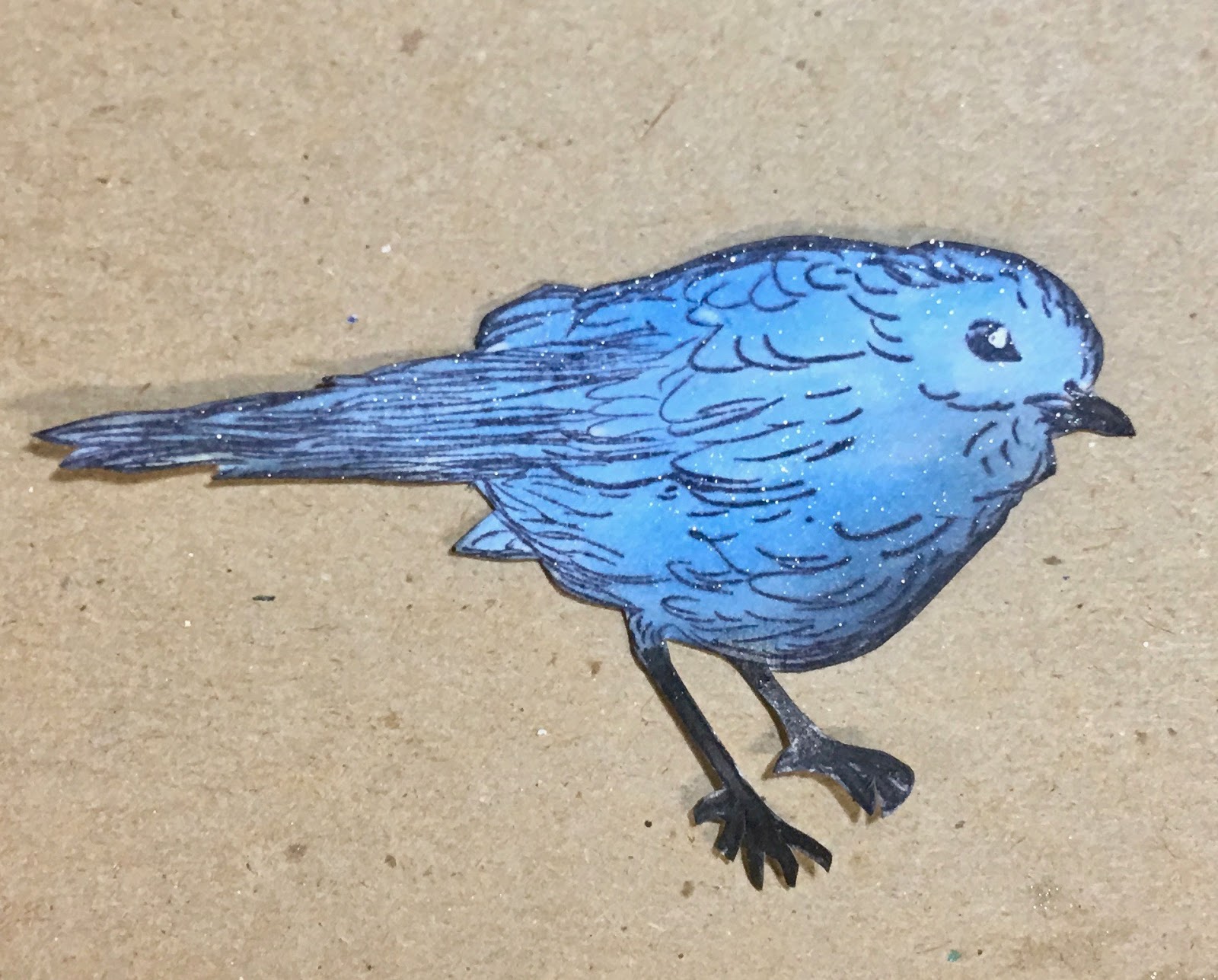 Blank Page Muse Blog: A Little Birdie Shadow Box