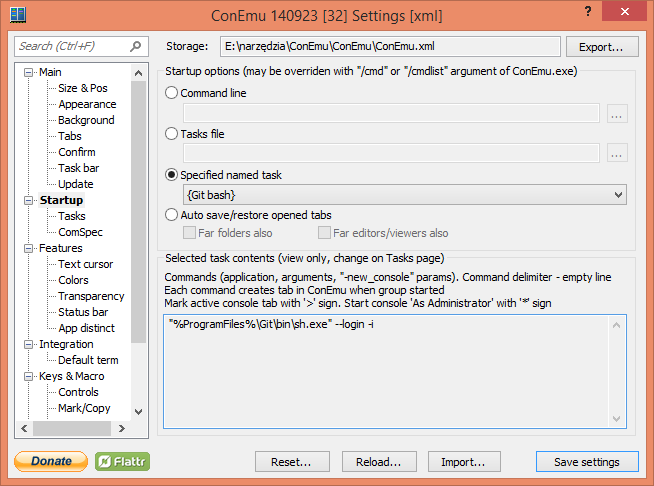 ConEmu - Windows console emulator with tabs