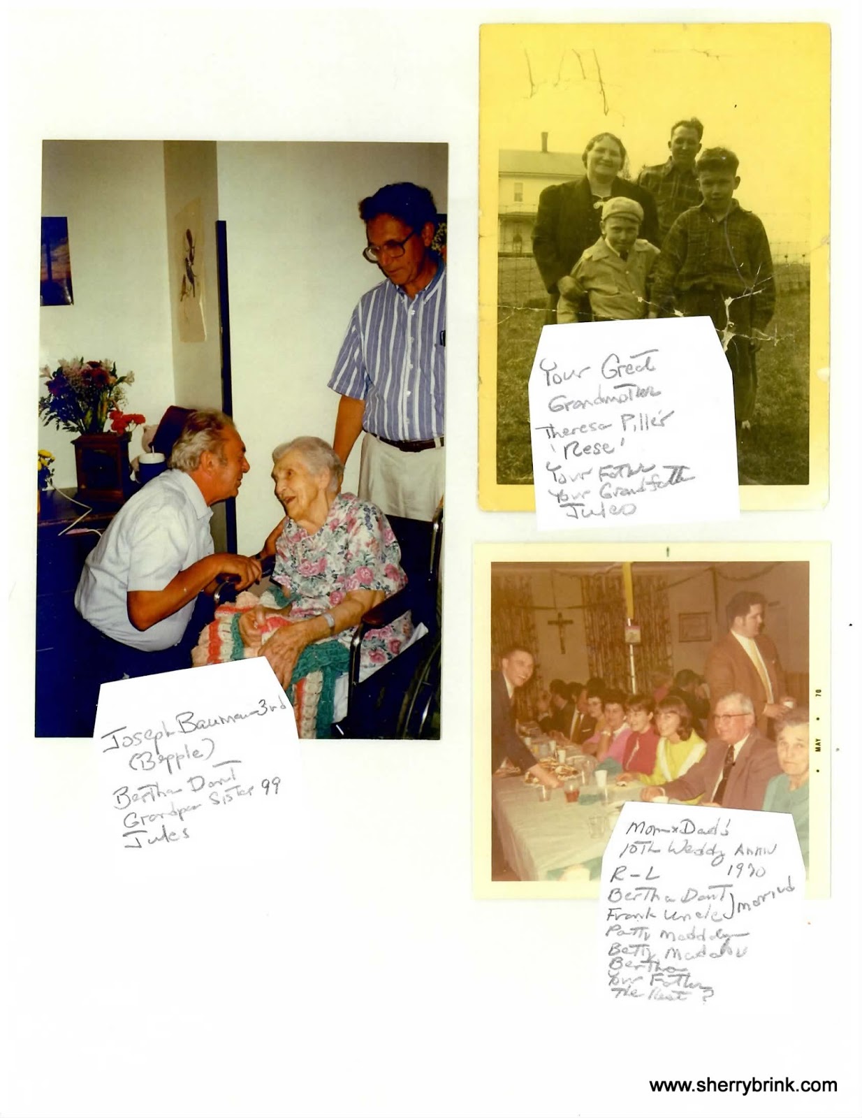 Sherry Brink's Family History - Free Memories: Baumann Photos