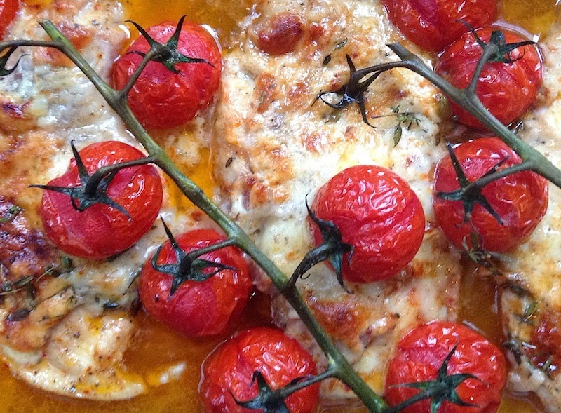 Kitchen Bounty: Chicken with Cheese--"Chicken Rarebit"