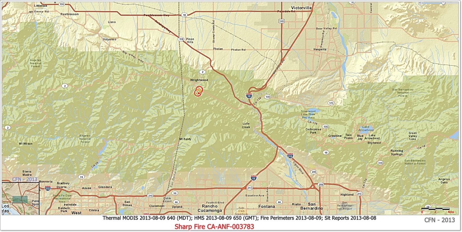 CFN - CALIFORNIA FIRE NEWS - CAL FIRE NEWS : Sharp Fire CA-ANF-003783 # ...
