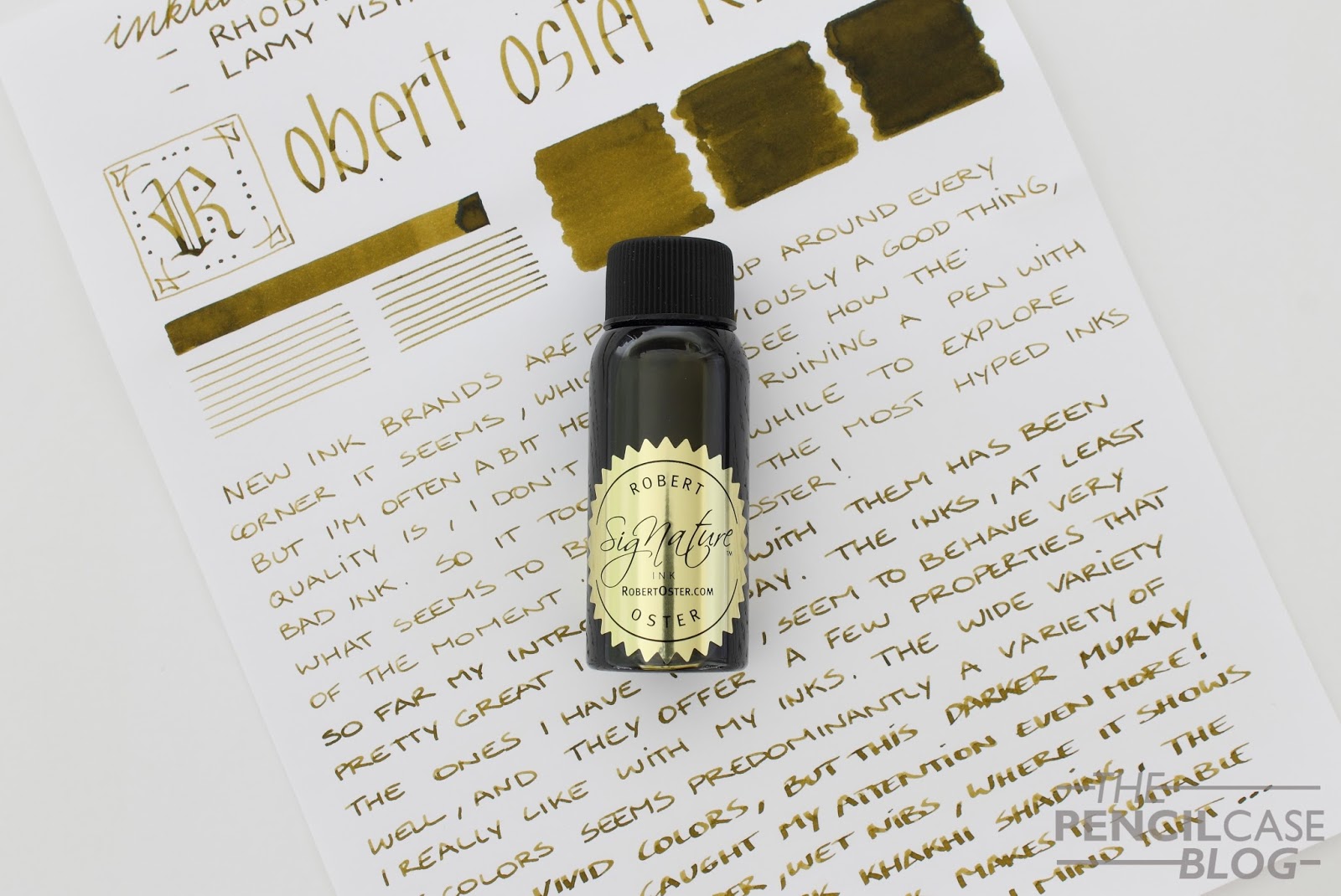 INKTASTIC: ROBERT OSTER KHAKHI INK REVIEW | The Pencilcase Blog ...