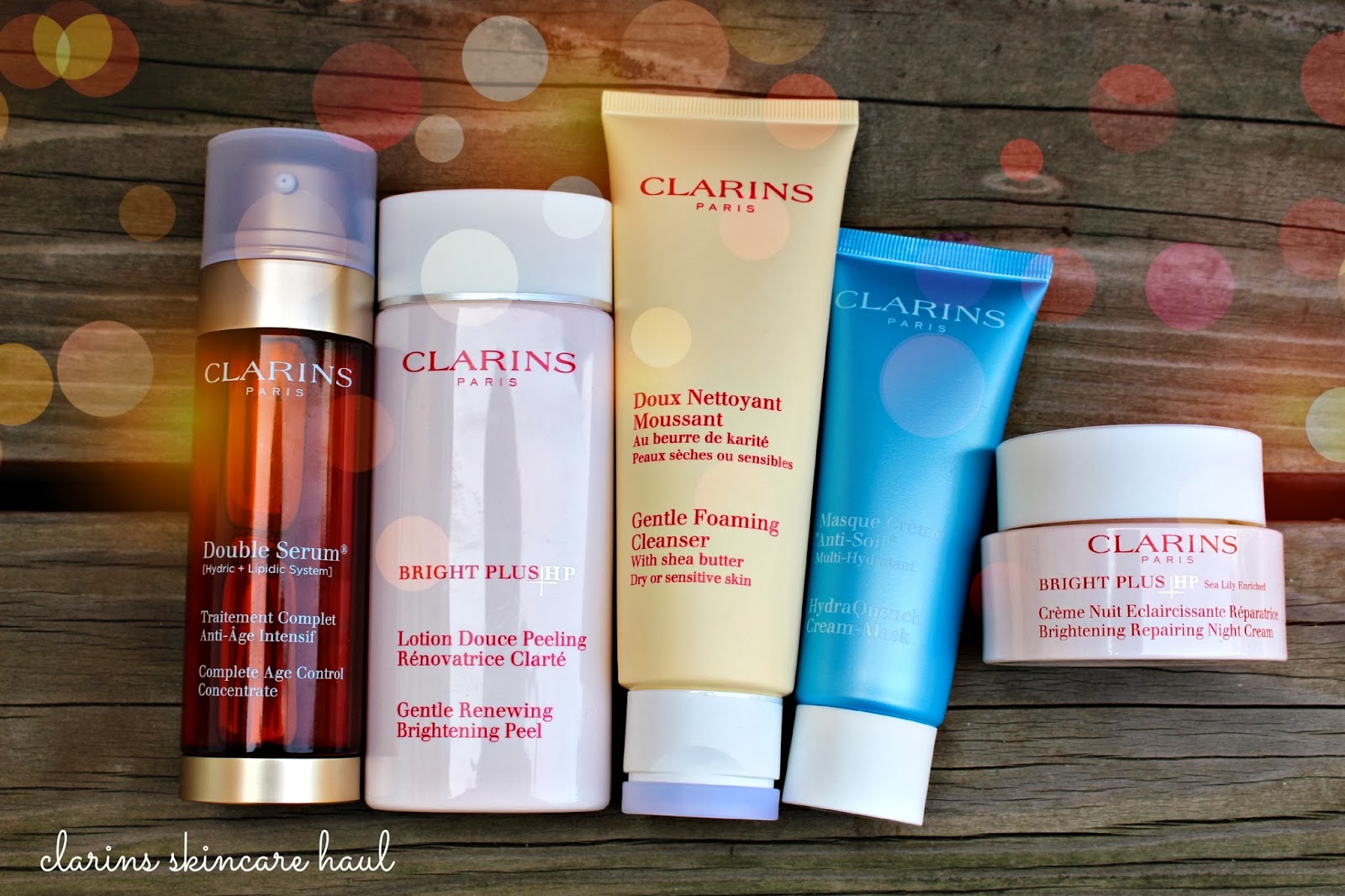 Linds & Bells: Clarins Skincare Haul: First Impressions on Double Serum ...