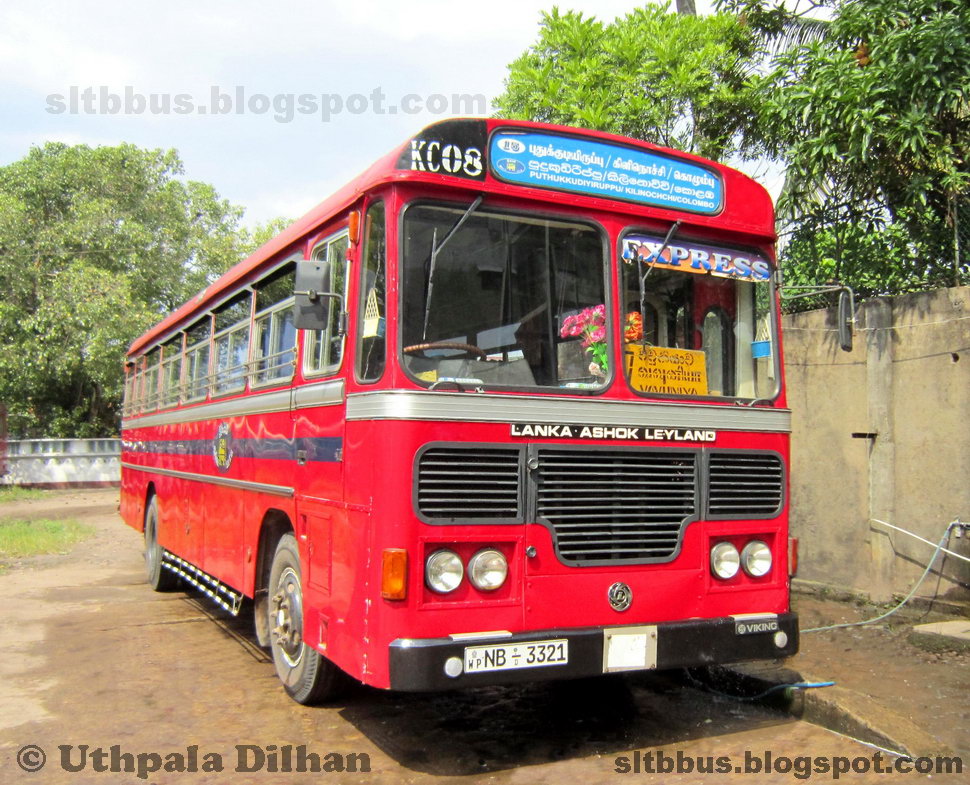 SLTB buses - ශ්‍රී ලංගම බස්: Ashok Leyland Viking Turbo 54 seater bus ...