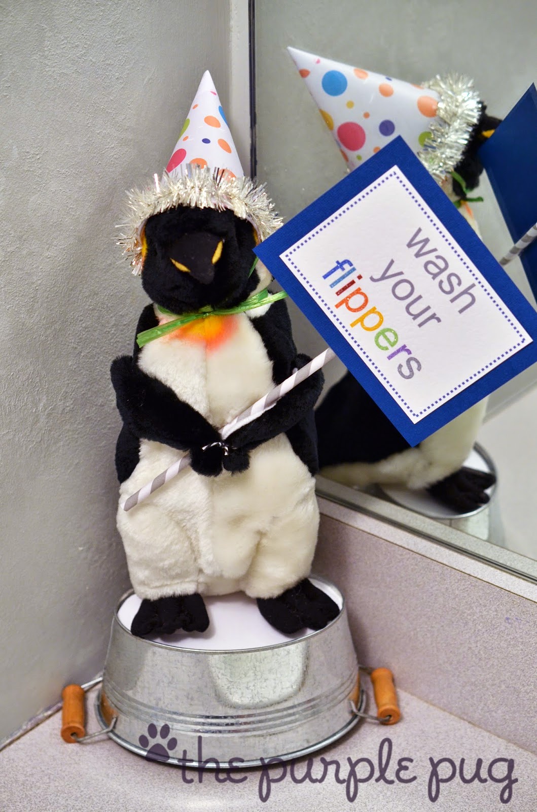 The Purple Pug: Penguins, Puffles + Pickles {Club Penguin for Gavin}