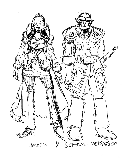 Orcs Sketchbook: Sorceress