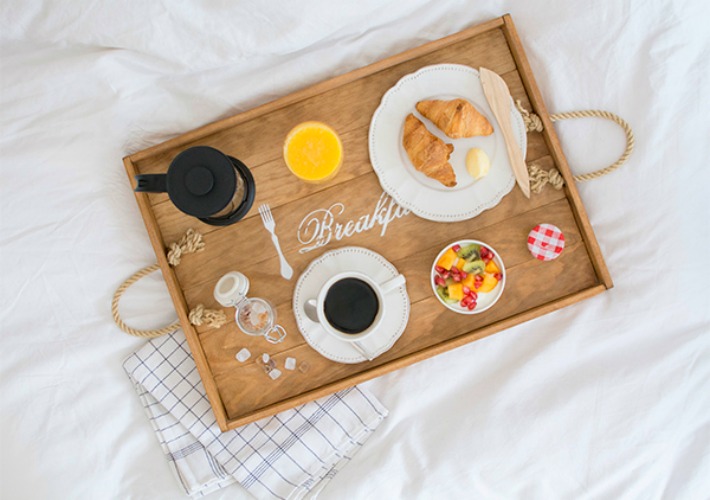 Decoración Fácil: 9 DIY bandejas de desayuno