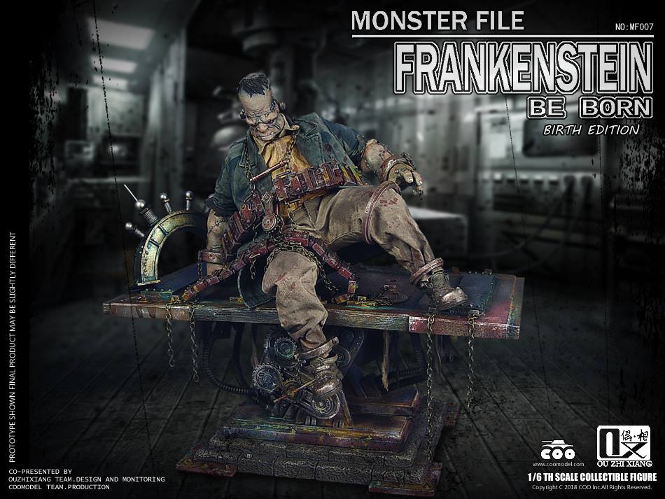 toyhaven: CooModel 1/6th scale Monster File Series: Frankenstein (Birth ...