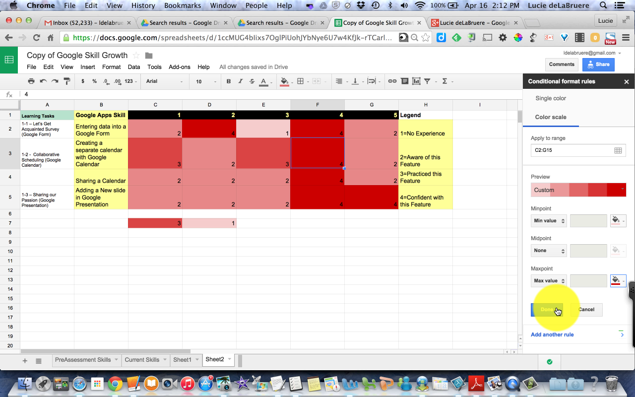 Learning With Lucie: Adding Color to your Data in Google Spreadsheets ...