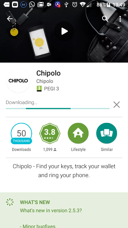 Chipolo Plus 100dB Waterproof Phone Bluetooth Tracker! | Gadget ...