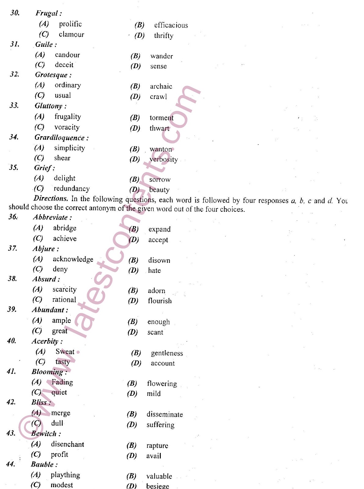 KNOWLEDGE FOR ALL: MCQs Synonyms & antonyms test KNOWLEDGE FOR ALL: MCQs Synonyms & antonyms test