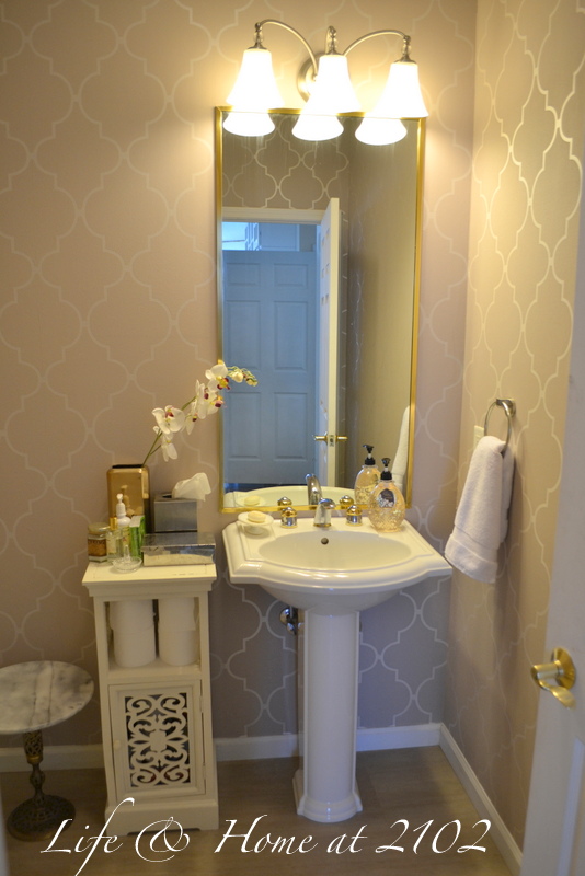 Life & Home at 2102: Powder Room Update