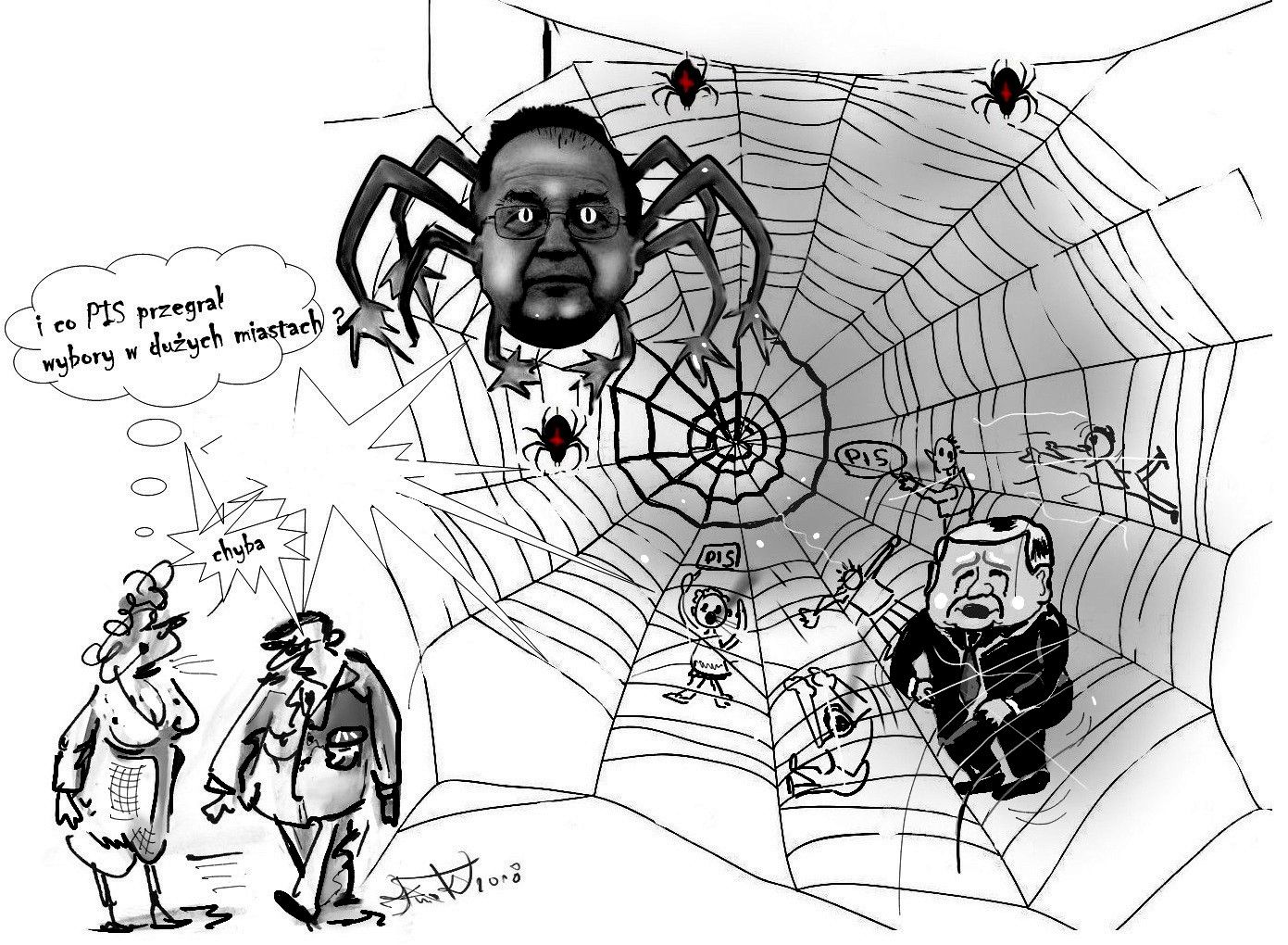 Historia obrazu "MALARSTWO" : SATYRA POLITYCZNA