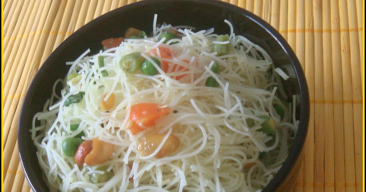 Taste of Mysore: Vegetable Akki Shavige/Vegetable Rice Noodles