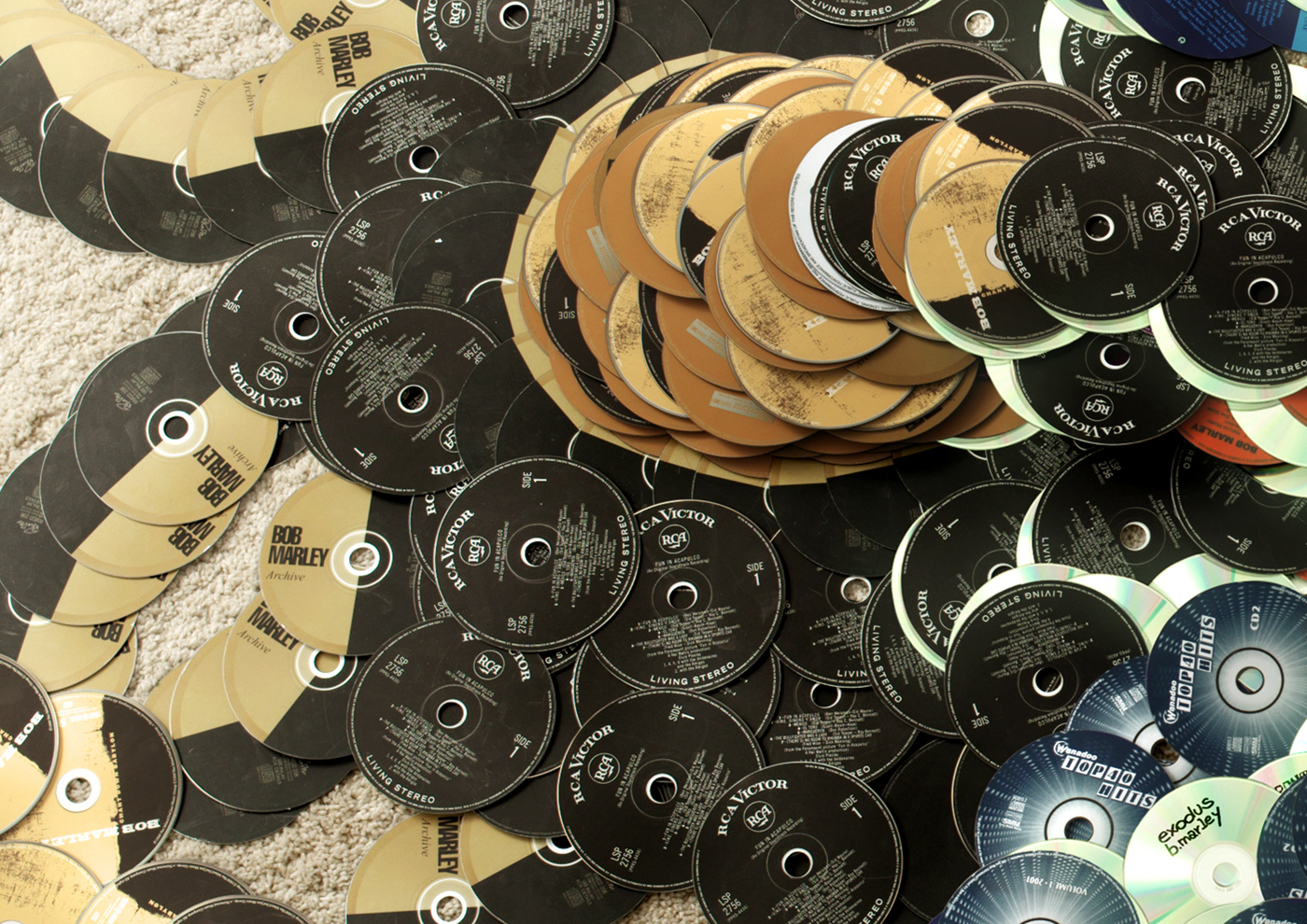 Simply Creative: CD Collage by Mirco Pagano & Moreno De Turco