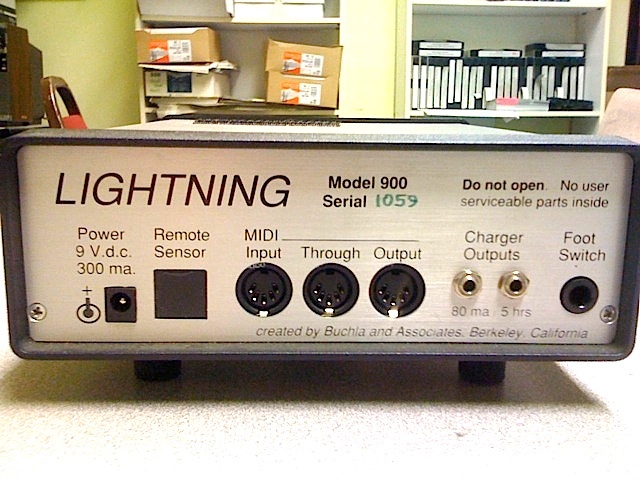 MATRIXSYNTH: BUCHLA LIGHTNING I MIDI MOVEMENT CONTROLLER w/four wands