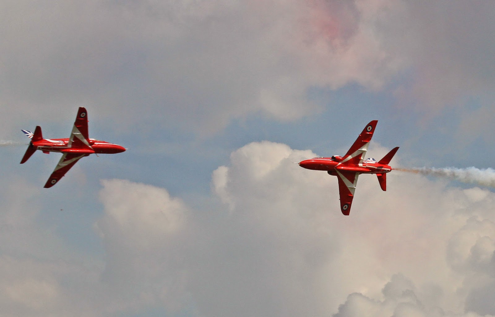 Simon and Karen Spavin: Red Arrows, Waddington 2014