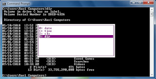 Command Prompt | MS DOS Lesson 6 | External Commands ~ Technology
