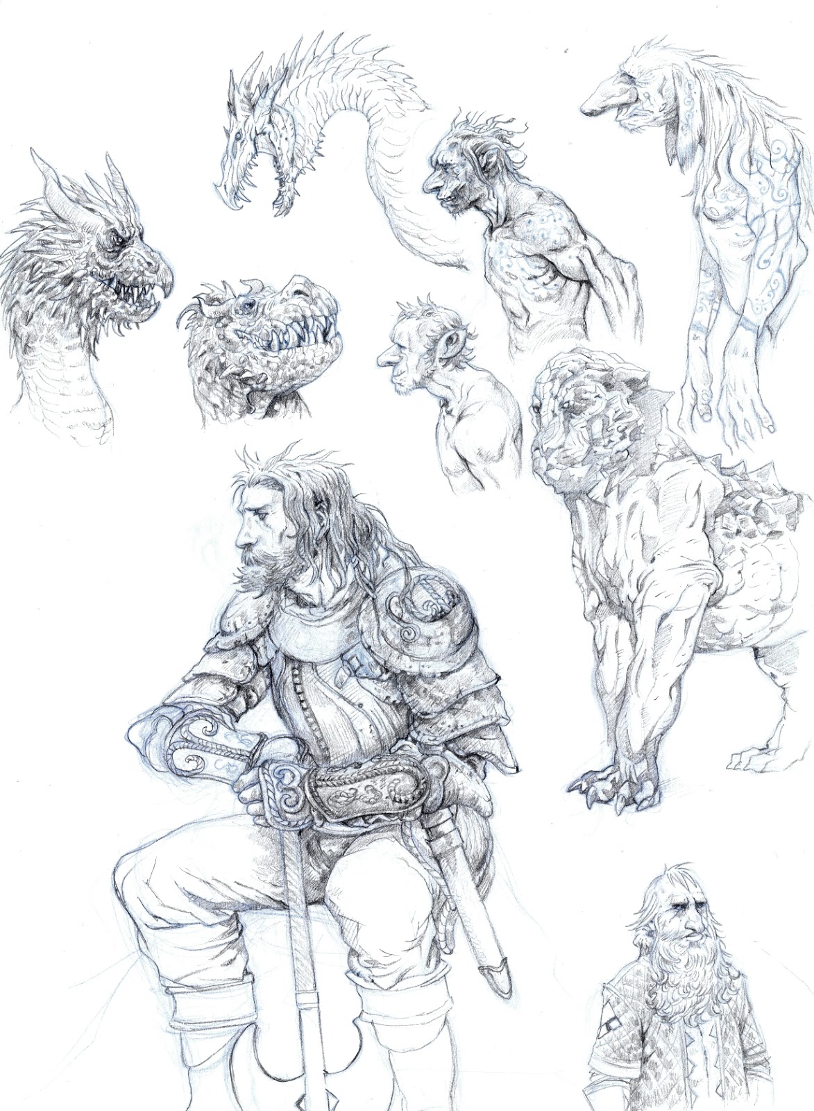 Under The Bridge: A whooooole lotta drawings