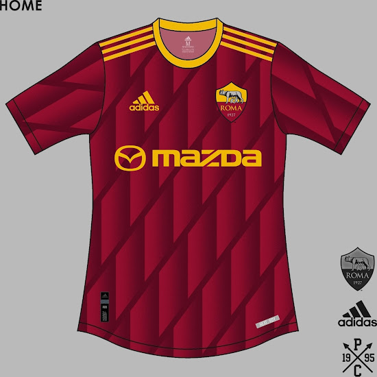 Best Of - Adidas, Kappa, Puma & More Roma 21-22 Concept Kits - Footy ...
