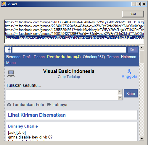 programmingcodeclass: How To Make Facebook Bot Auto Poster with Visual ...