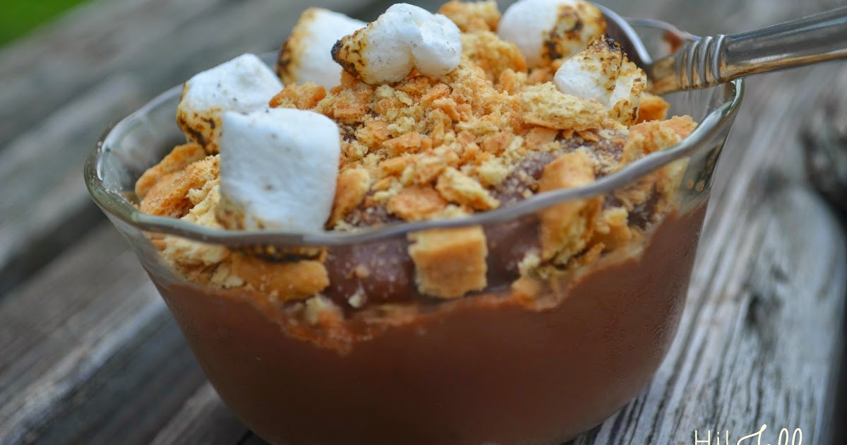 Hi! It's Jilly.: S'more Chocolate Pudding- A Simple Pudding Snack {Plus ...