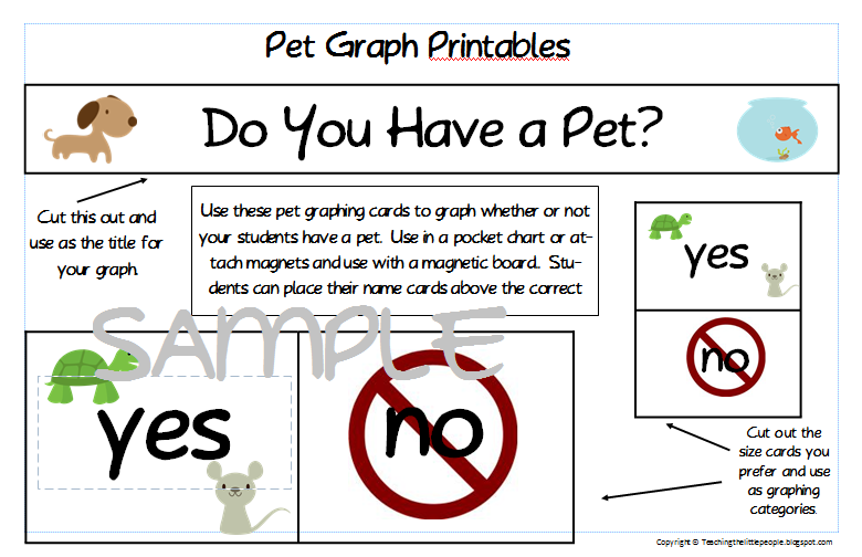 Teaching The Little People: Graphing Pets in Preschool