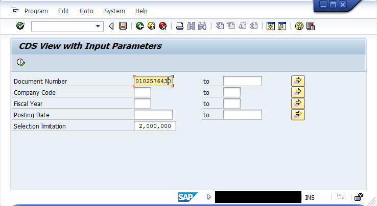 SAP ABAP Central: CDS ALV report with selection criteria