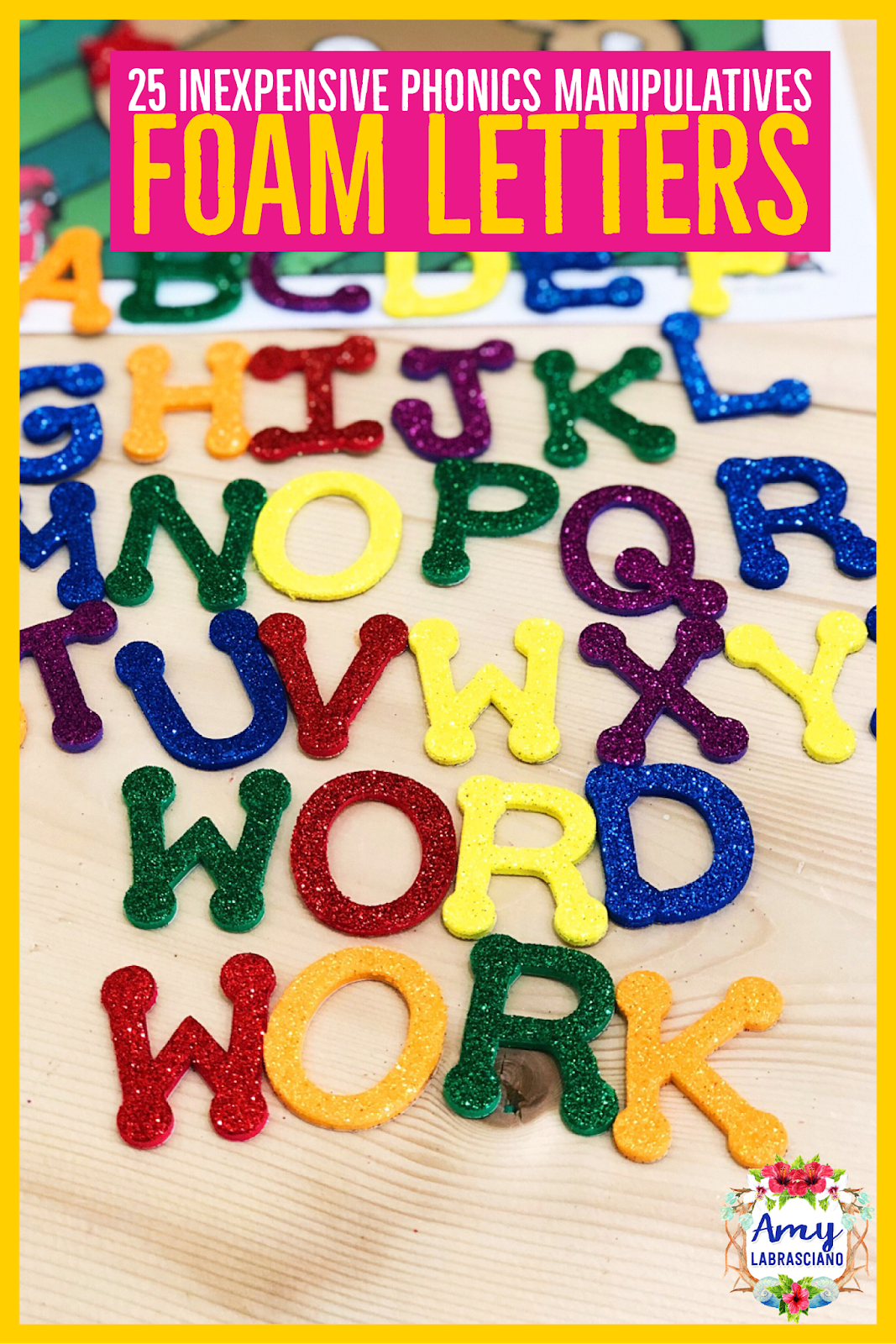 Learning Lessons With Amy Labrasciano: 25 Inexpensive Phonics Manipulatives