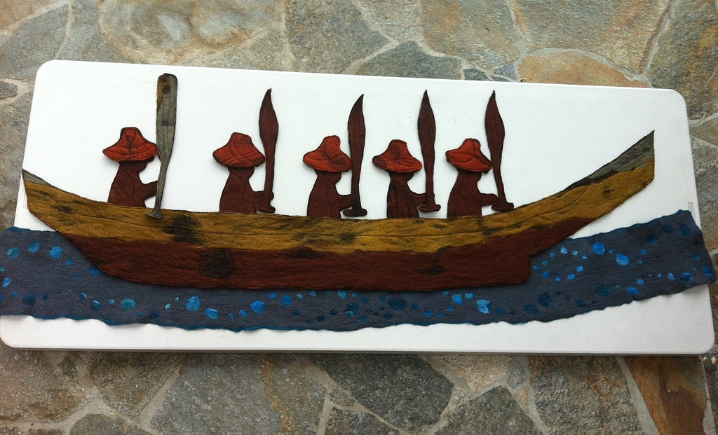 Atelier Kiki: Loo Taas Felt Canoes